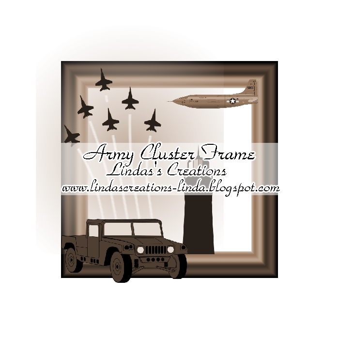 Linda's Creations: FTU ARMY CLUSTER FRAME