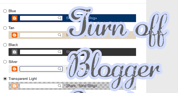 How To Remove Blogger Navbar Helplogger