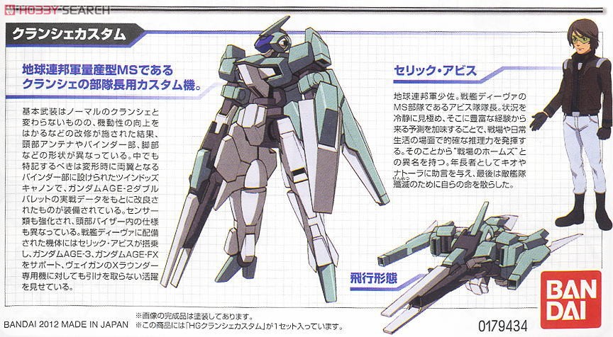 GUNDAM GUY: HG 1/144 Clanche Custom - Released in Japan!