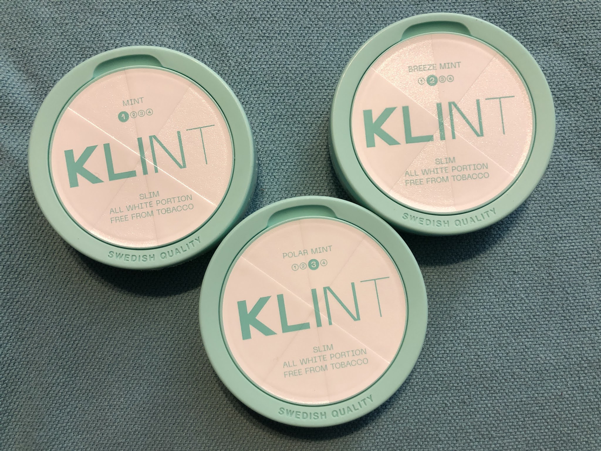 Klint Nicotine Pouches (Mint, Strengths 1-3) - Review. 26 April 2021