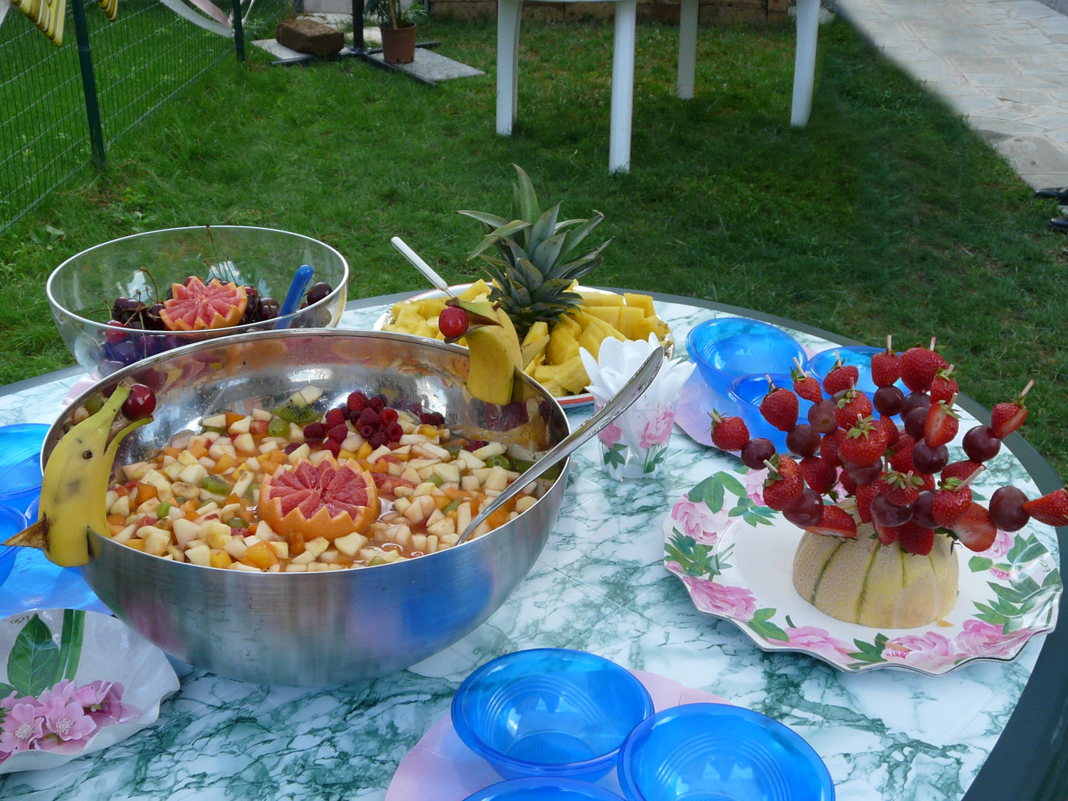 Buffet di frutta fresca da Silvi's Kitchen su Akkiapparicette