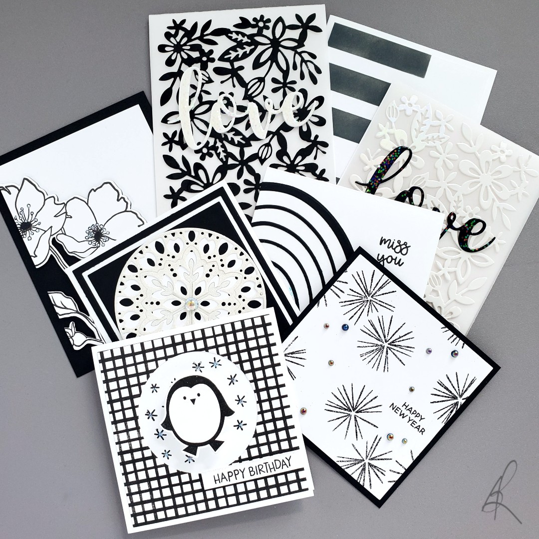 Ardyth Percy-Robb: Black and White cards for Any Occasion