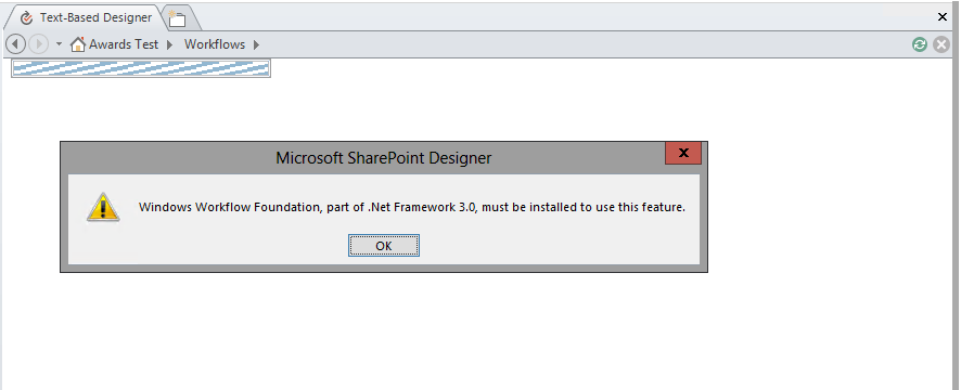 Al's Tech Tips: SharePoint 2013: Failed to load this workflow