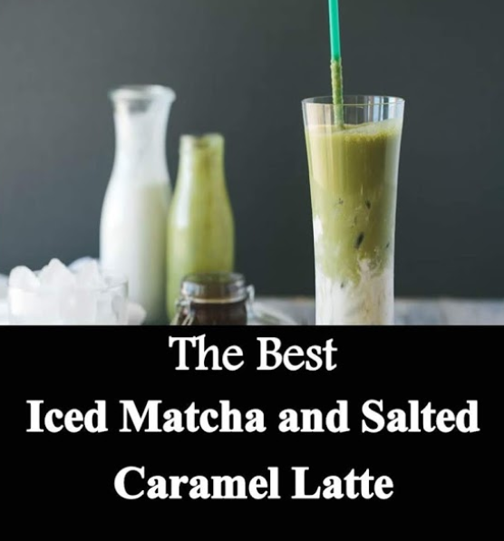 Iced Matcha аnd Salted Caramel Latte - xX16 blogrecipe5