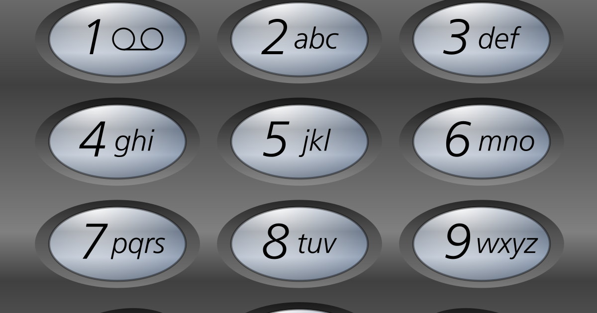 Phone Keypad Letters ~ Thankyou Letter