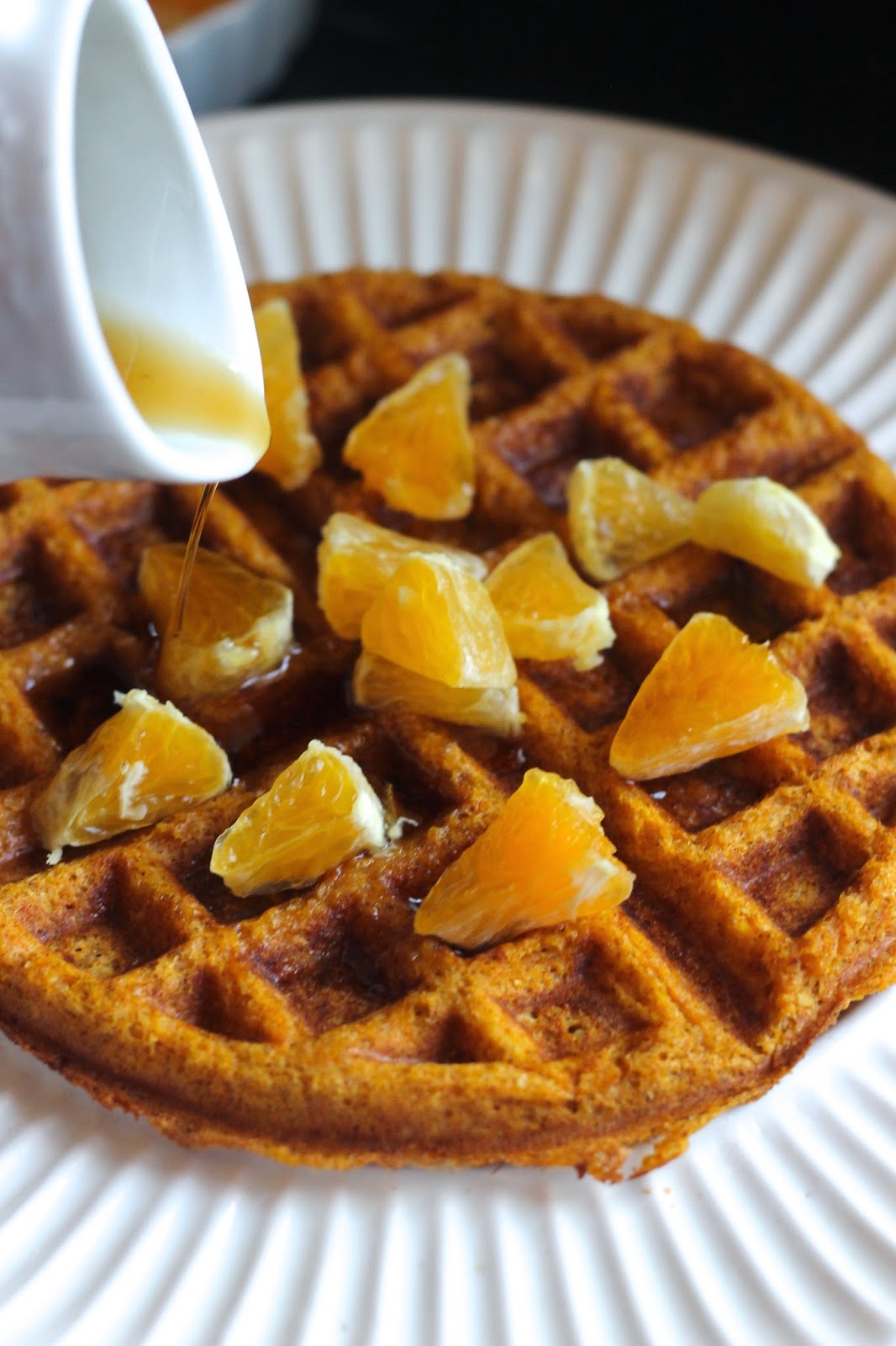 Where Your Treasure Is: Wholesome Carrot and Orange Waffles