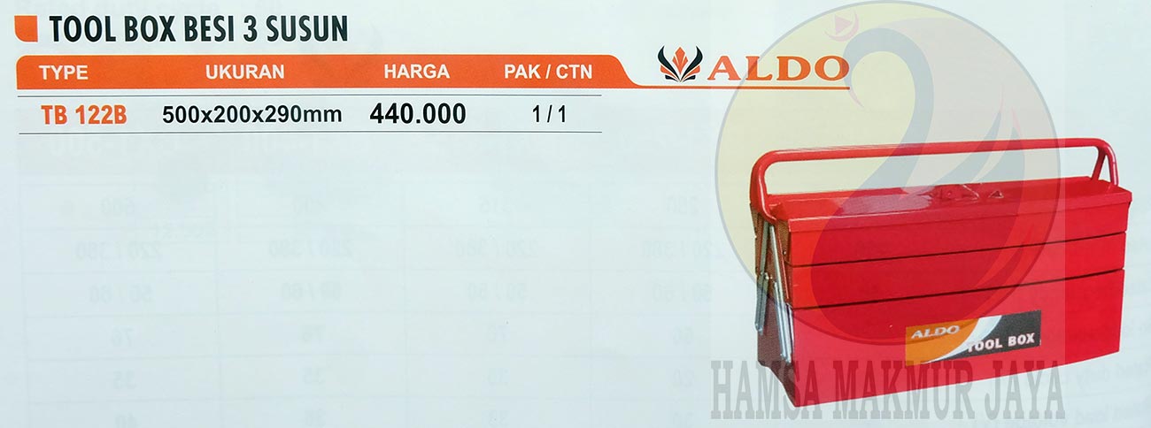 Hamsa Makmur Jaya: Aldo - Tool Box Besi 3 Susun