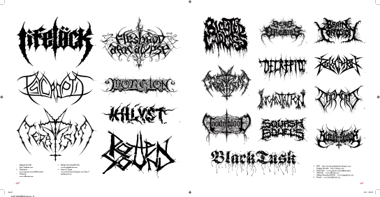 ADAM 'S VIEW: Heavy Metal Calligraphy