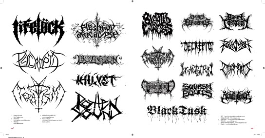 ADAM 'S VIEW: Heavy Metal Calligraphy