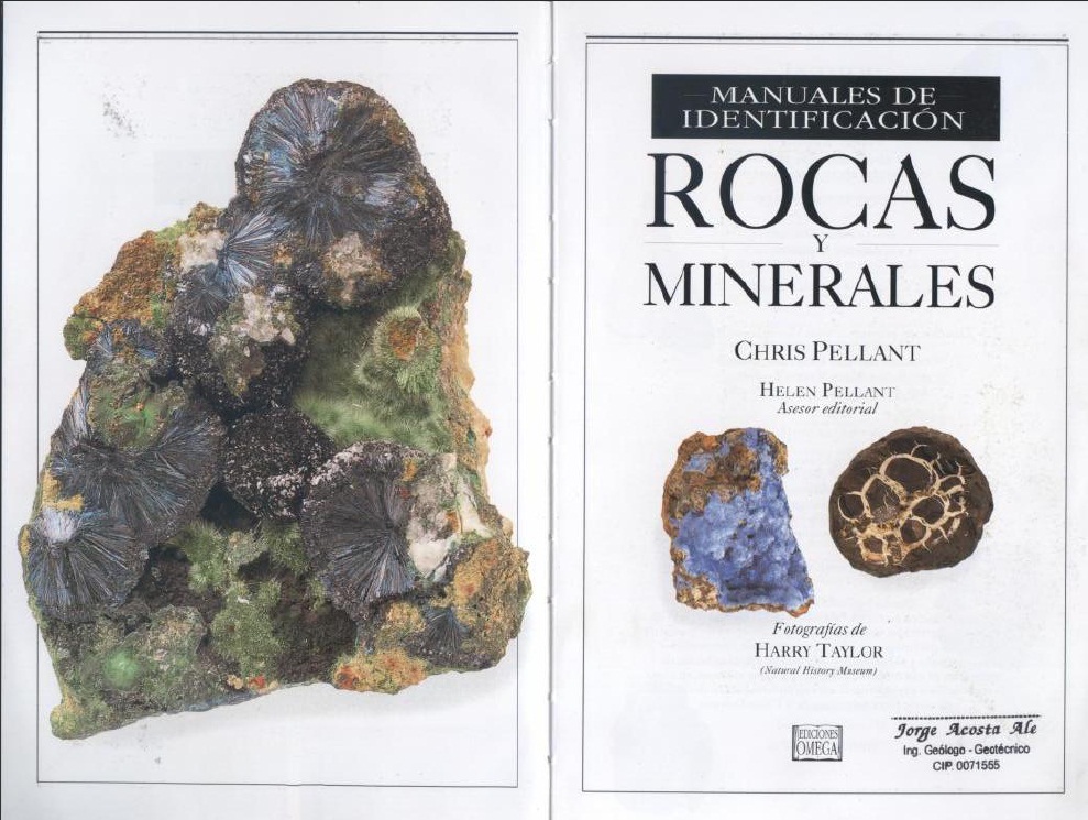 MANUAL DE IDENTIFICACION ROCAS Y MINERALES GEOFIELD GEOFIELD