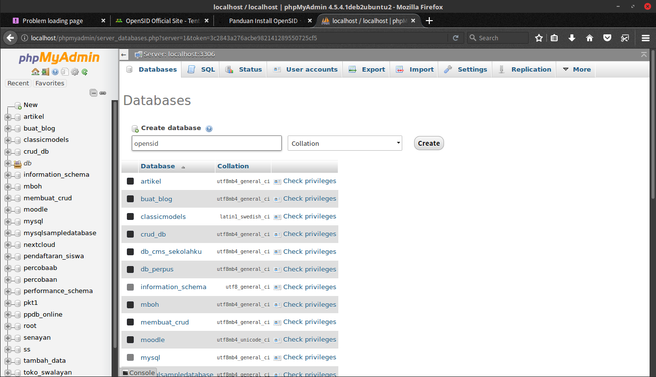 Menginstall OpenSID - CREATE-SCRIPT - ANGGA BLC TELKOM