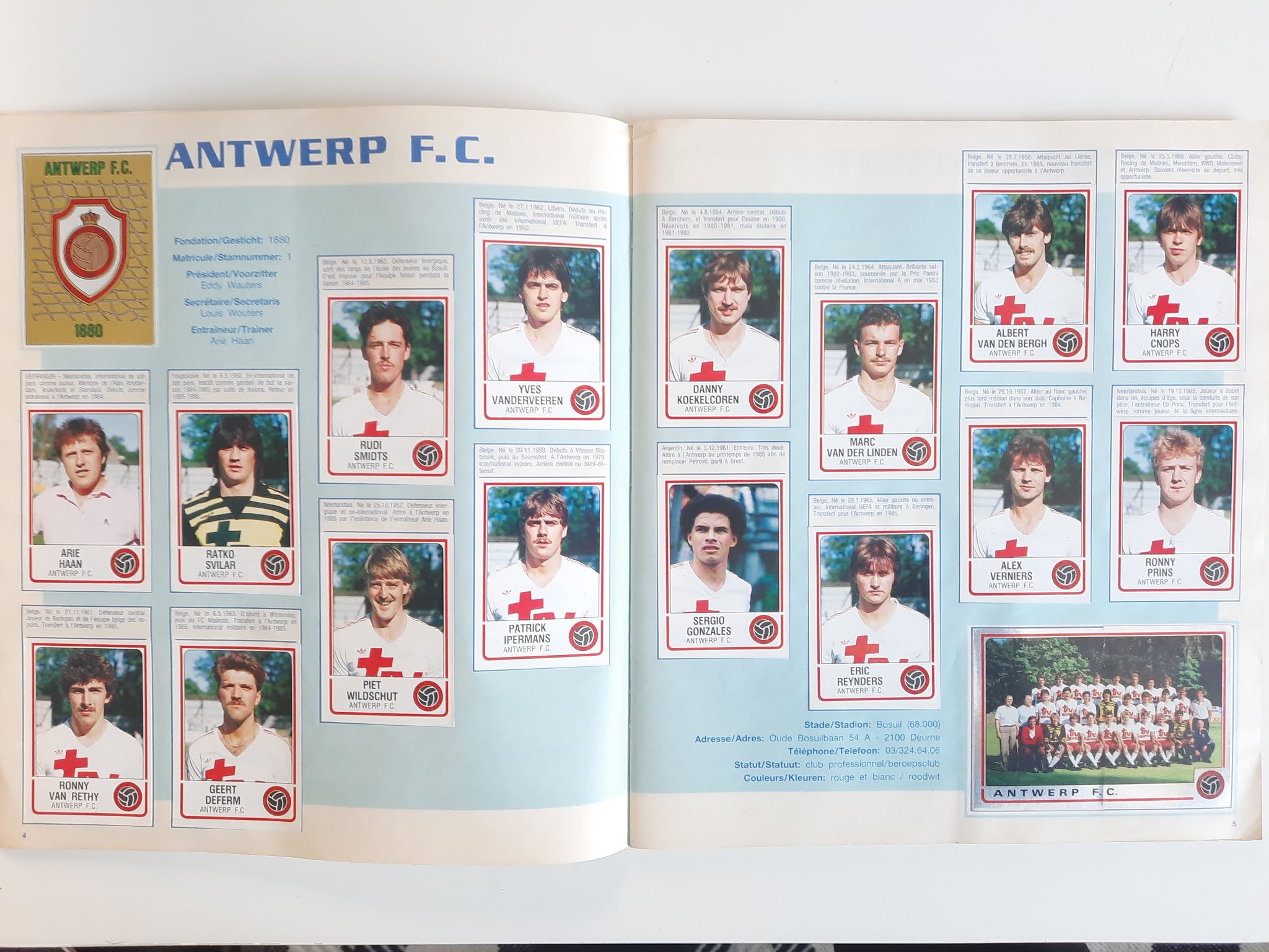 Only Good Stickers: Panini Football 86 (Belgium)