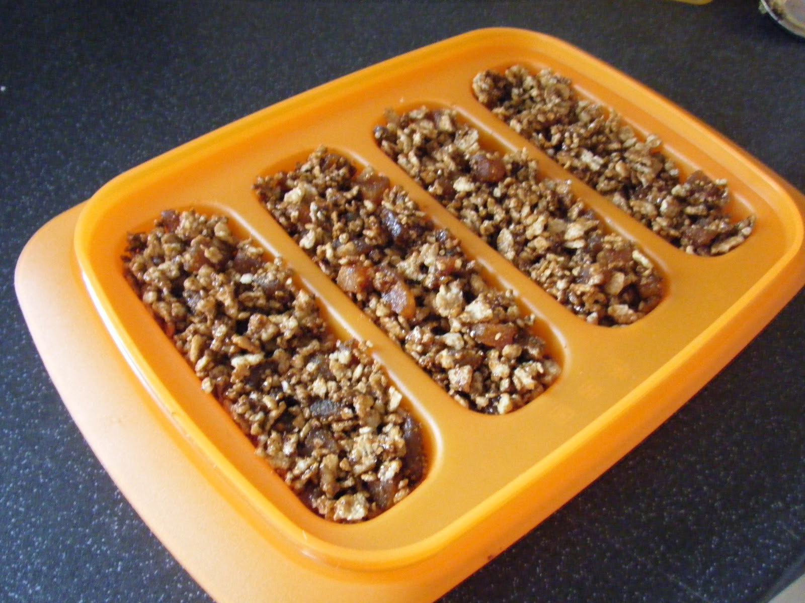 High Iron Apricot Tupperware Snack Bars