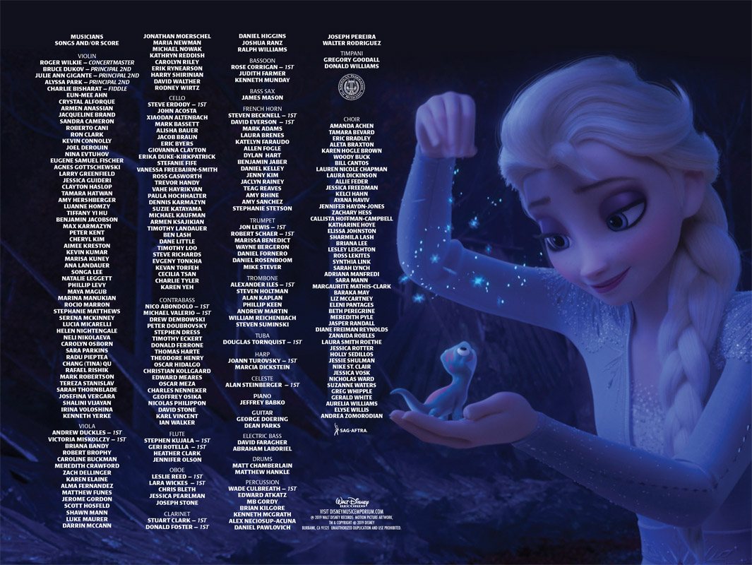 Encarte: Frozen 2 (Original Motion Picture Soundtrack) [Digital Deluxe ...