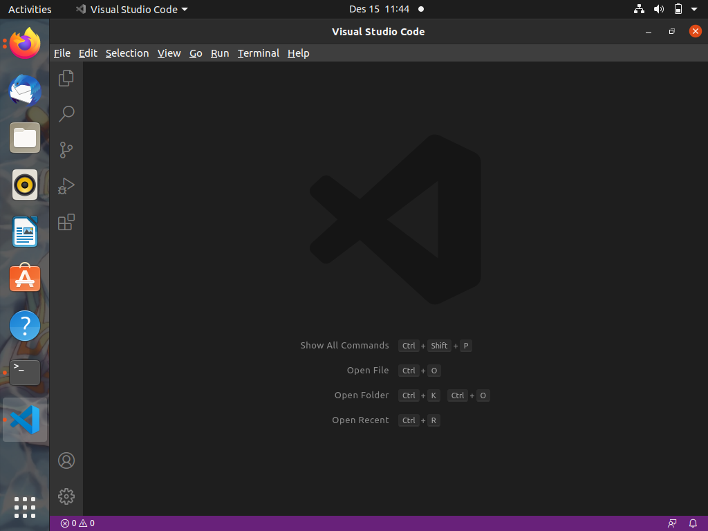 Tutorial Instal Visual Studio Code di OS Linux