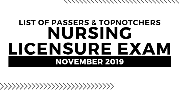 Compiled List of Passers - I-Q Nursing NLE Board Exam September 2019 ...