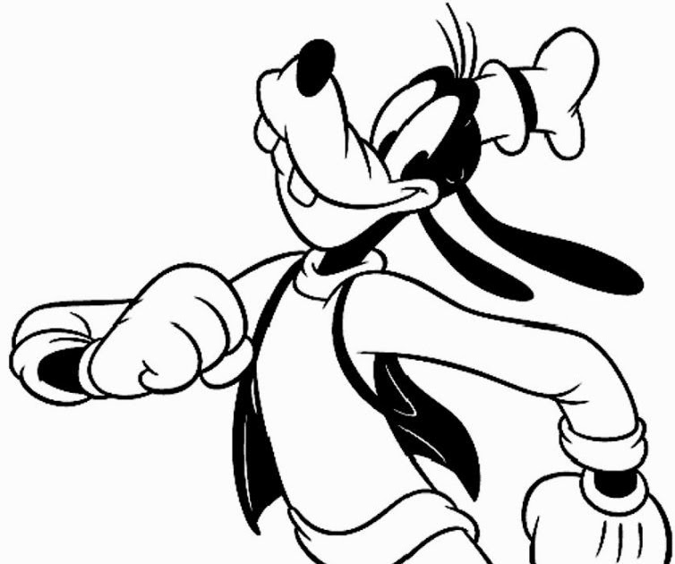 Goofy Coloring Pages - Fun Coloring