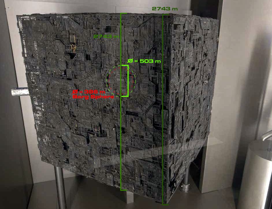 FLEETYARD STAR TREK modeling blog: The Size of the First Contact Borg ...