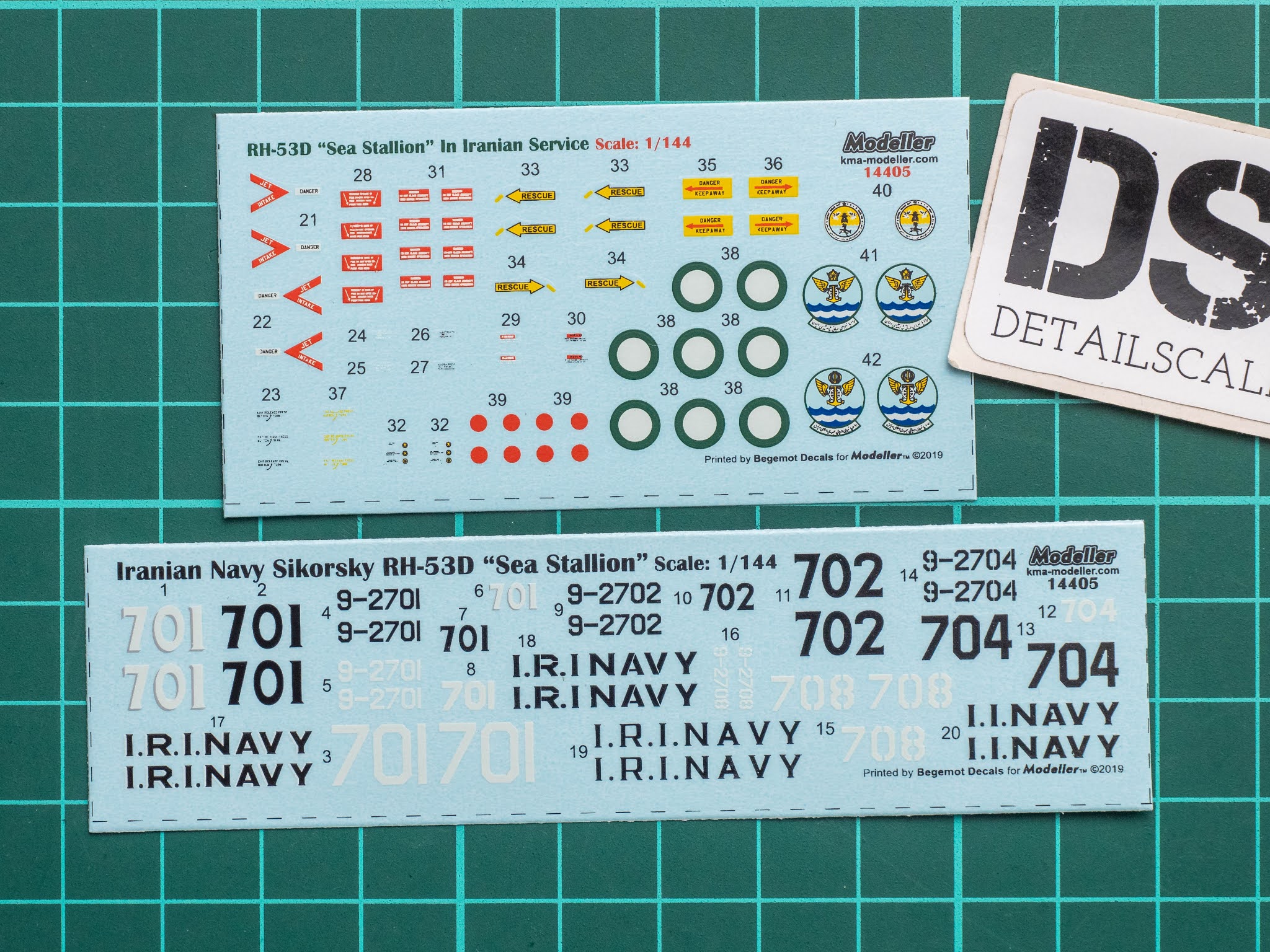 KMA Modeller 1/144 RH-53D Sea Stallion in Iranian Service (14405 ...