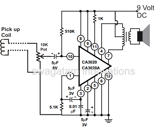 How to Make a Telephone Amplifier Circuit | Circuit Diagram Centre