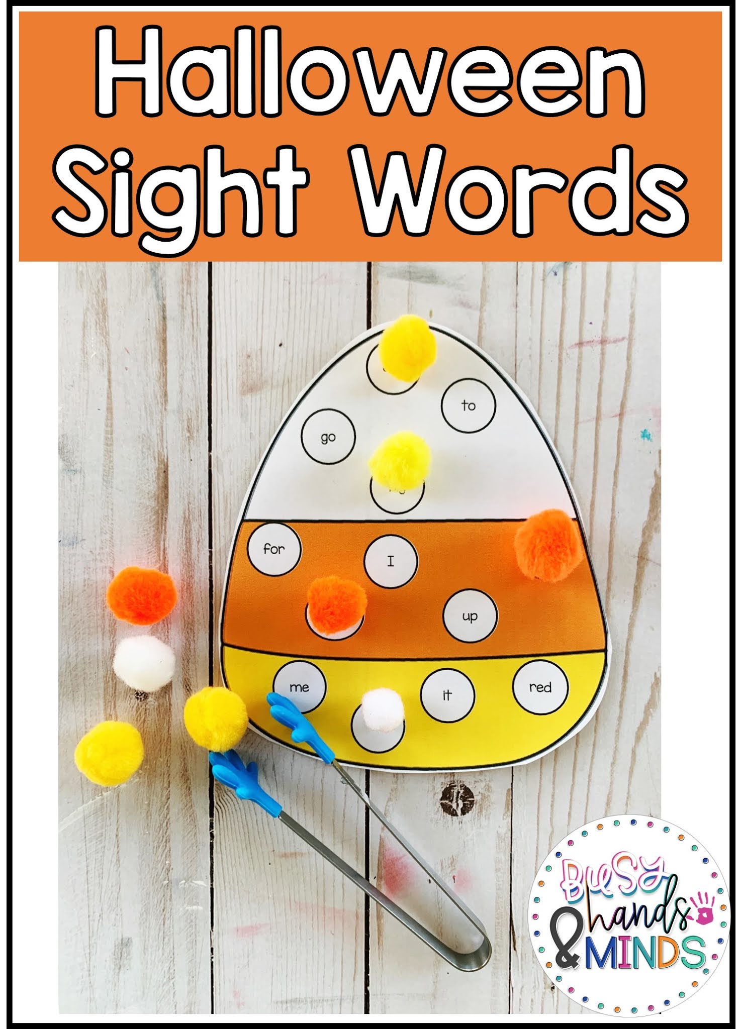 Halloween Sight Word Games | Busy Hands and Minds