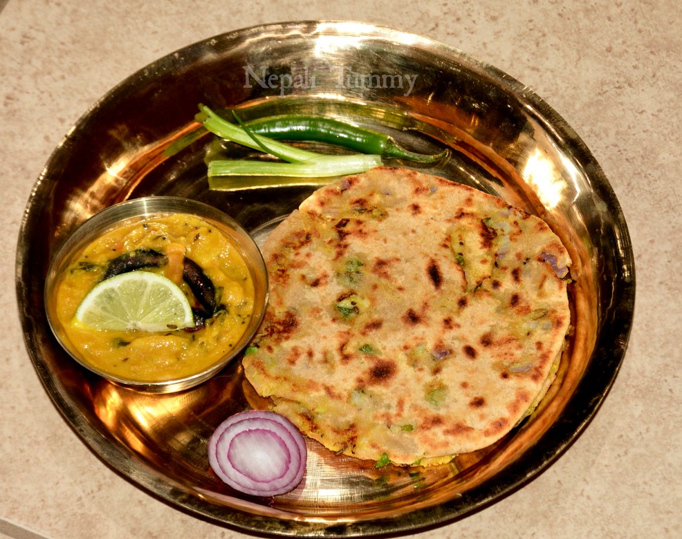 Nepali Tummy!!: Nepali Style Aloo Parautha Recipe!!