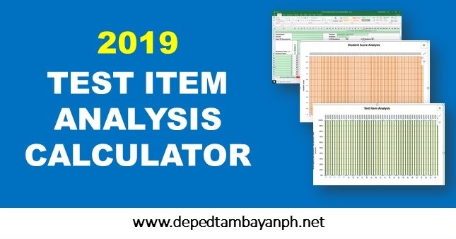 Test Item Analysis Calculator 2019 - Deped Tambayan