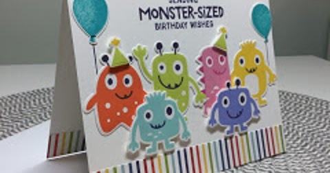 My Crafty Place: Sending Monster Sized Birthday Wishes