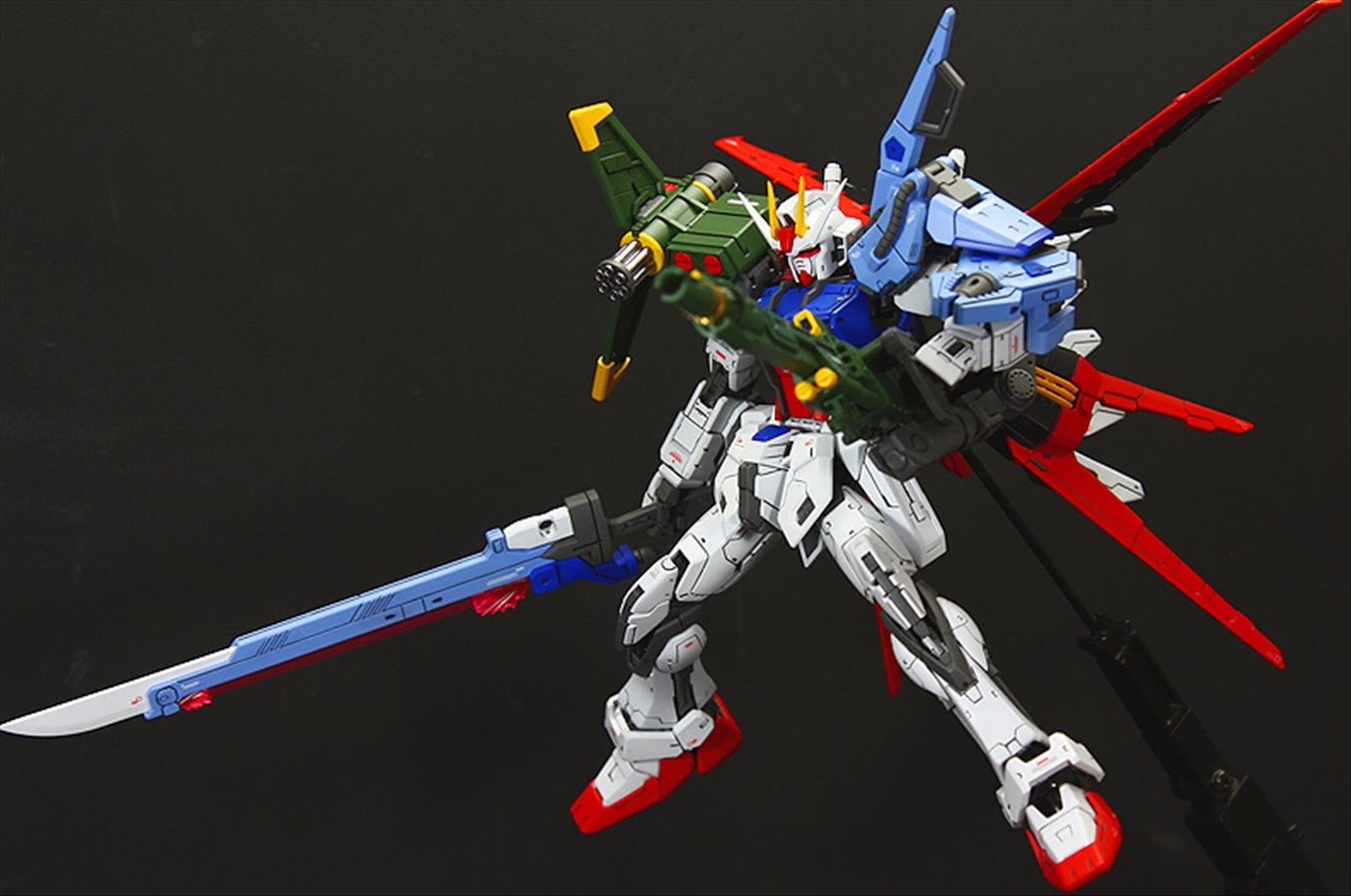 Custom Build: RG 1/144 Perfect Strike Gundam - Gundam Kits Collection ...