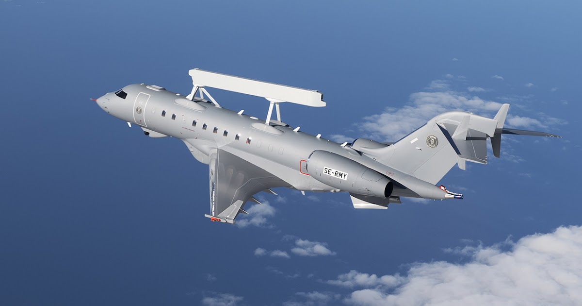 Military and Commercial Technology: Saab GlobalEye Airborne Early ...