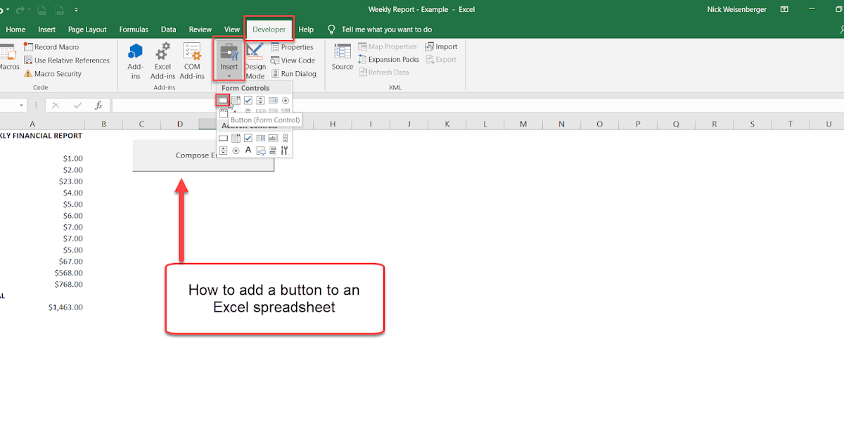 Excel Spreadsheets Help How To Send Email From Excel With Link Back To Workbook