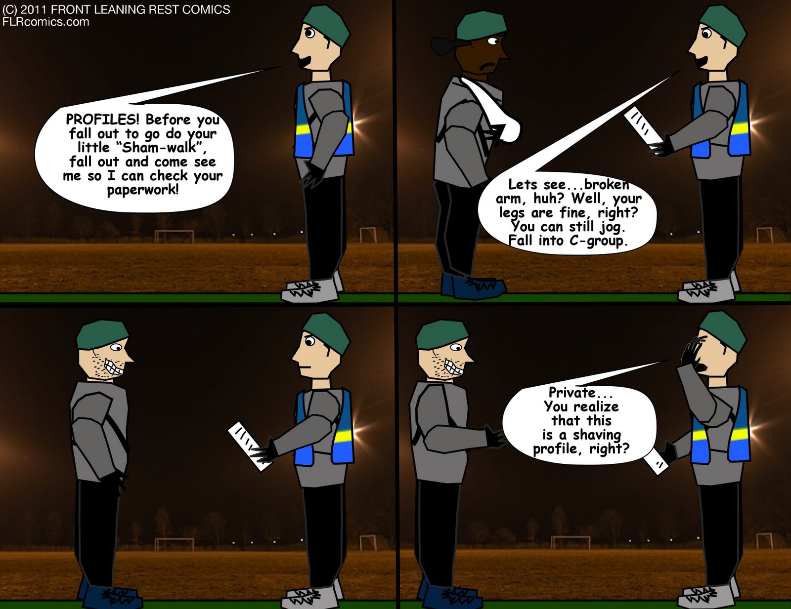 Front Leaning Rest Comics