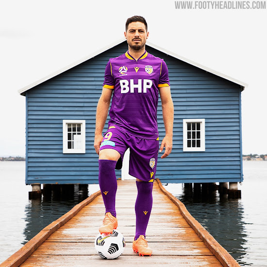 Perth Glory 20-21 Home & Away Kits Released - Footy Headlines