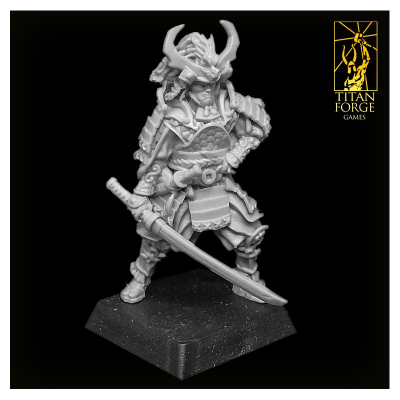 Leyendas en Miniatura: [Pintura] Samurái de TitanForge