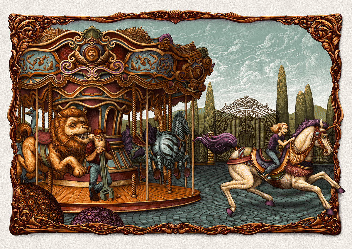 INSIDE THE ROCK POSTER FRAME BLOG: N.C. Winters A Moment of Magic Art ...