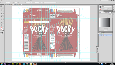 Roshazleeza Hadi: Creating Outline for Pocky Box
