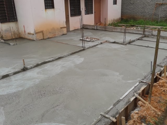 Transformasi Rumah: Memasukkan Simen Ke Lantai Asas | Minggu Ke-3