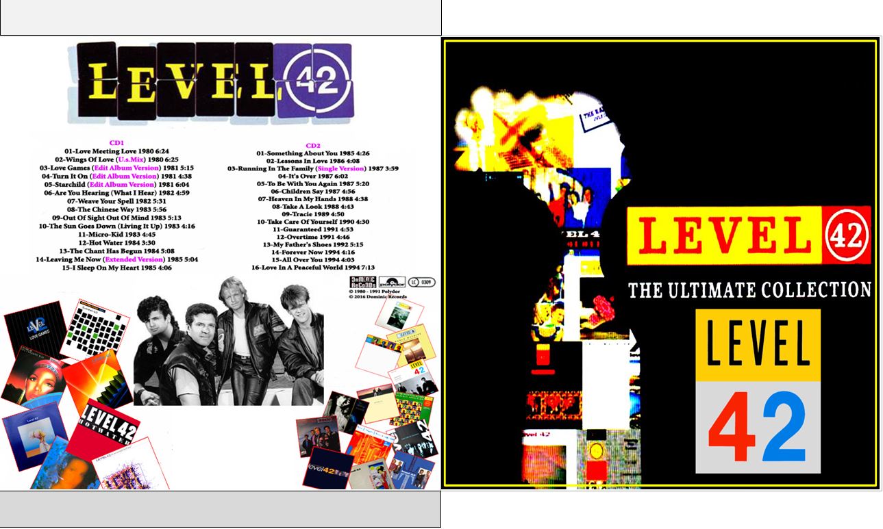 MUSICOLLECTION: LEVEL 42 - The Ultimate Collection - 2017