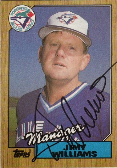Daily Autograph: Jimy Williams