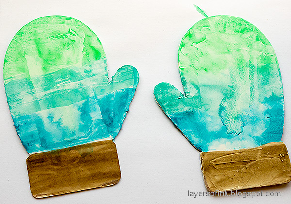 Layers of ink: Winter Mitten Tutorial