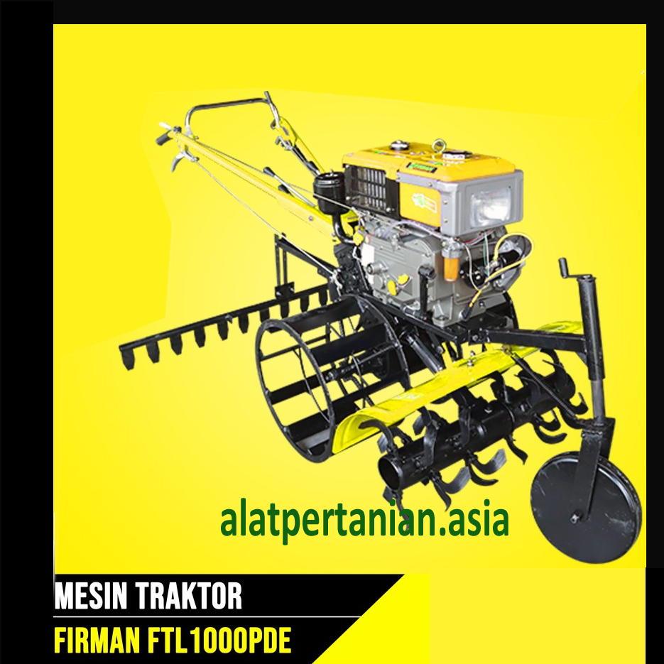 Mesin Traktor Tangan / Hand Tractor Model FTL1000PDE | Pertanian | Alat ...