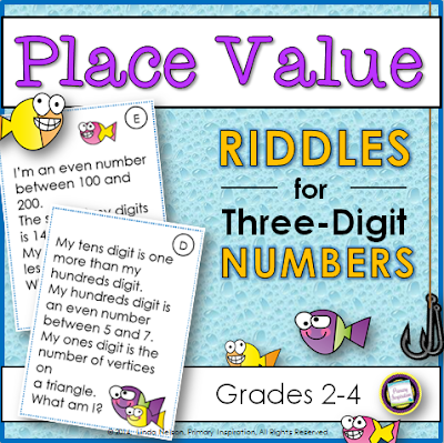 Primary Inspiration: Place Value Riddles for Three Digit Numbers ~ Free ...
