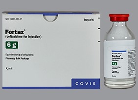 دليل الأدوية العالمي: Fortaz Vial حقن فورتاز