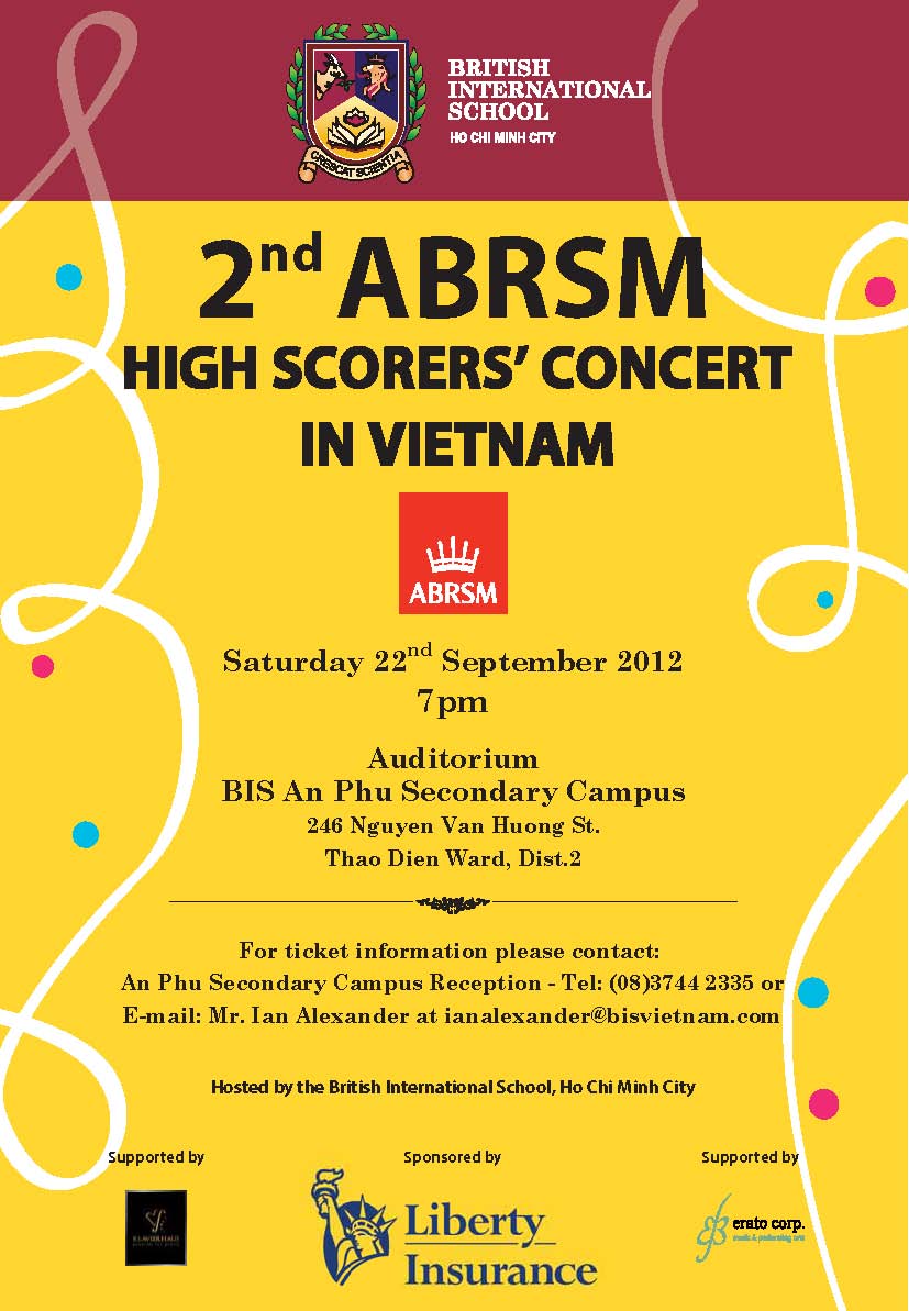 BISblog: ABRSM High Scorers' Concerts