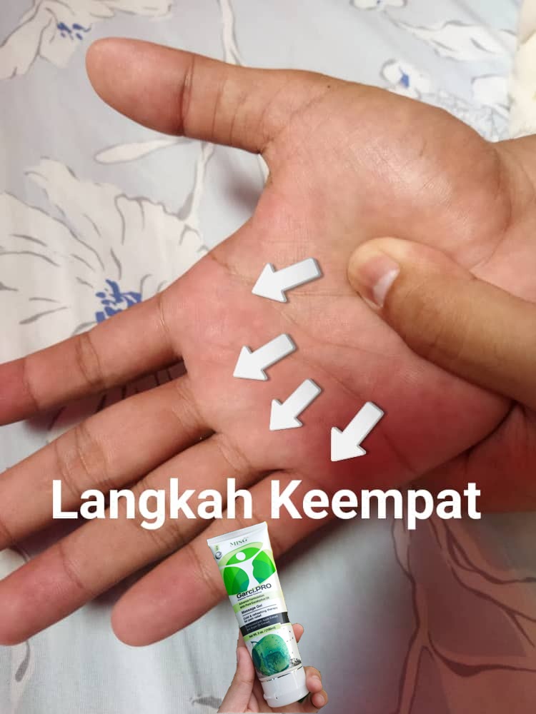 5 Langkah Melegakan Tangan Kebas dengan Massage Gel Garcipro
