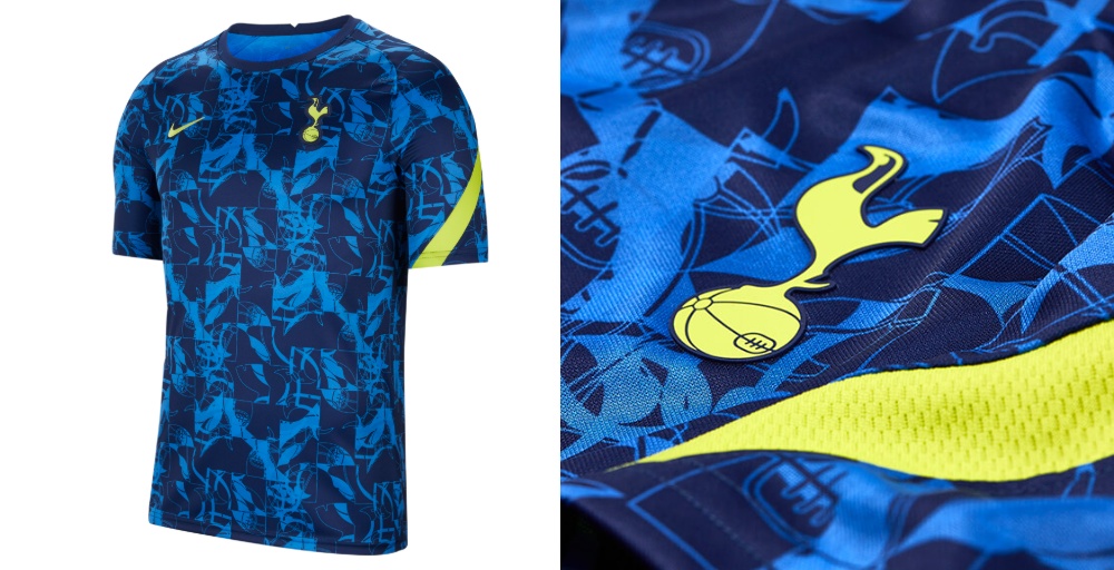 Unique Tottenham 21-22 Pre-Match Shirt Released - Footy Headlines