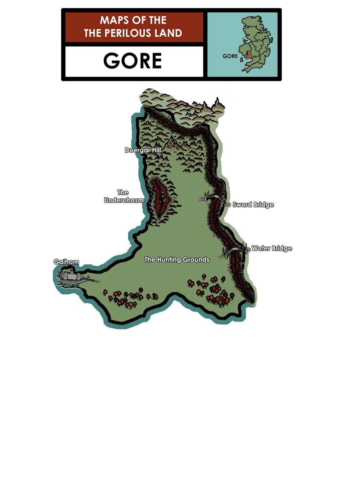 Trollish Delver: Maps of the Perilous Land