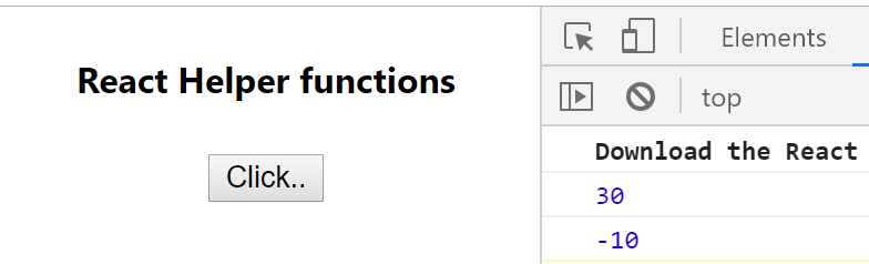 React Create And Use Helper Functions React Component