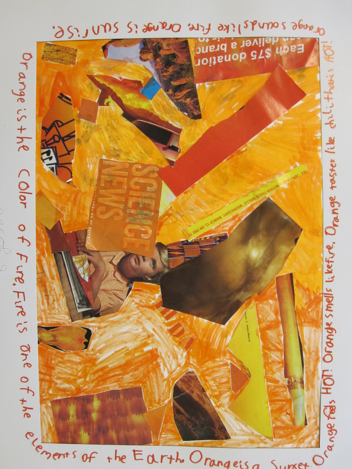 Art is Basic-- Art Teacher Blog: Color Collages