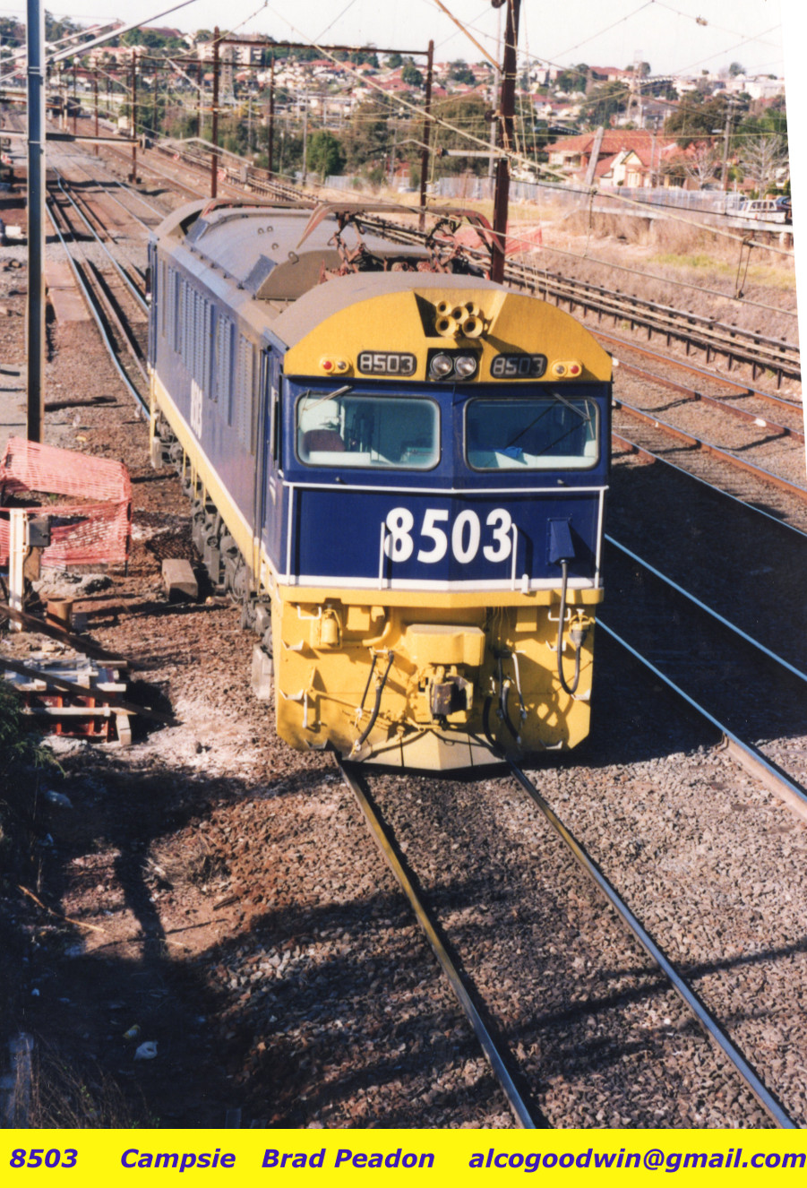 Australian Locomotive Rosters: NSW 85 CLASS